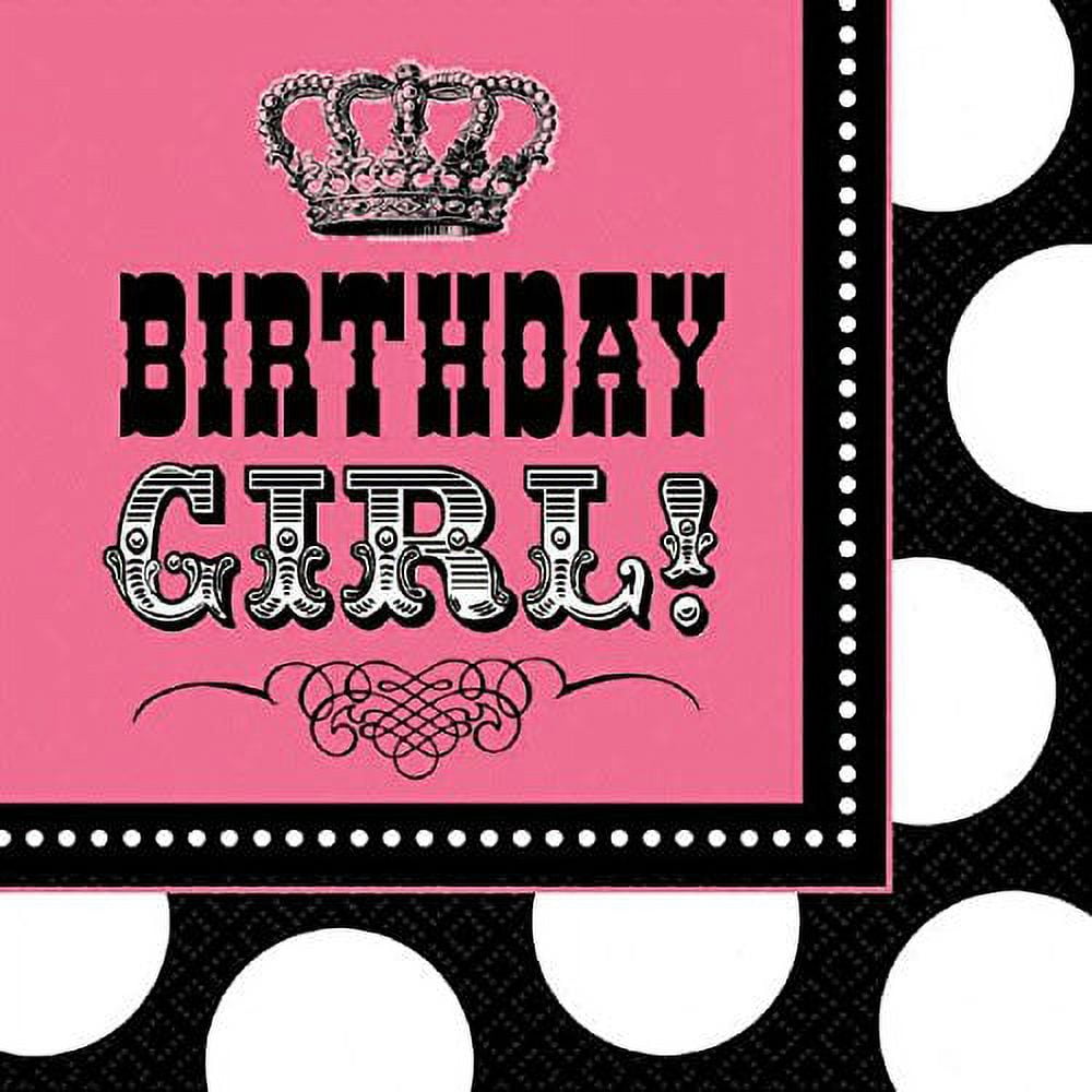 Amscan Rocker Princess Birthday Party Lunch Napkins Tableware (16 Pack ...