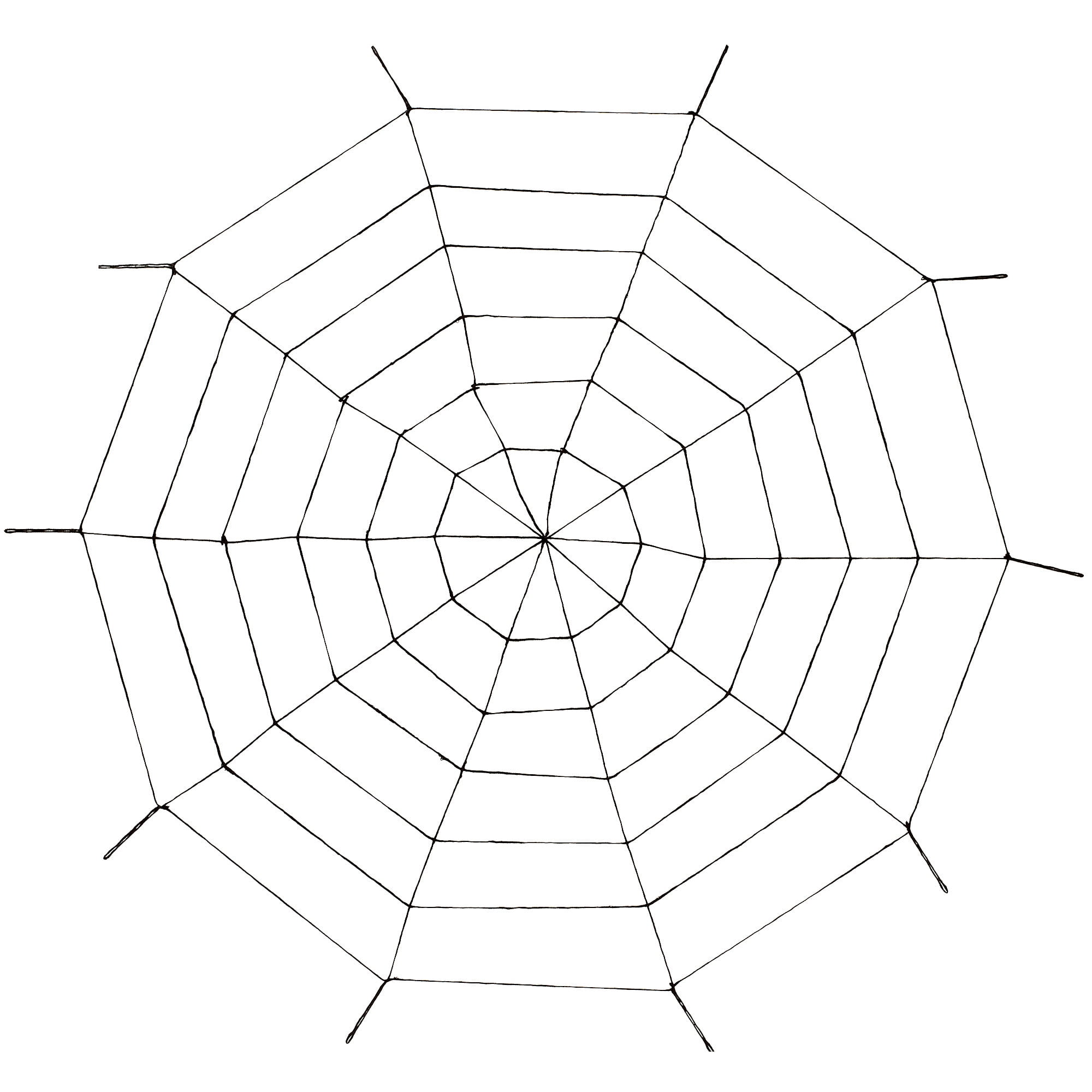 Amscan Giant Rope Spiders Web Decoration 1.5m - Walmart.com