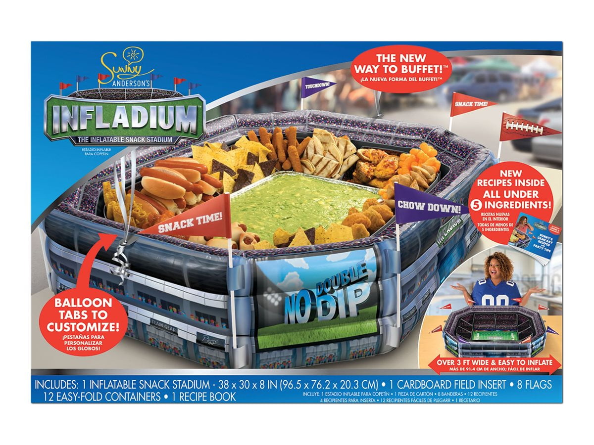 Sunny Anderson's Infladium: PVC Inflatable Snack Stadium & Cooler ...