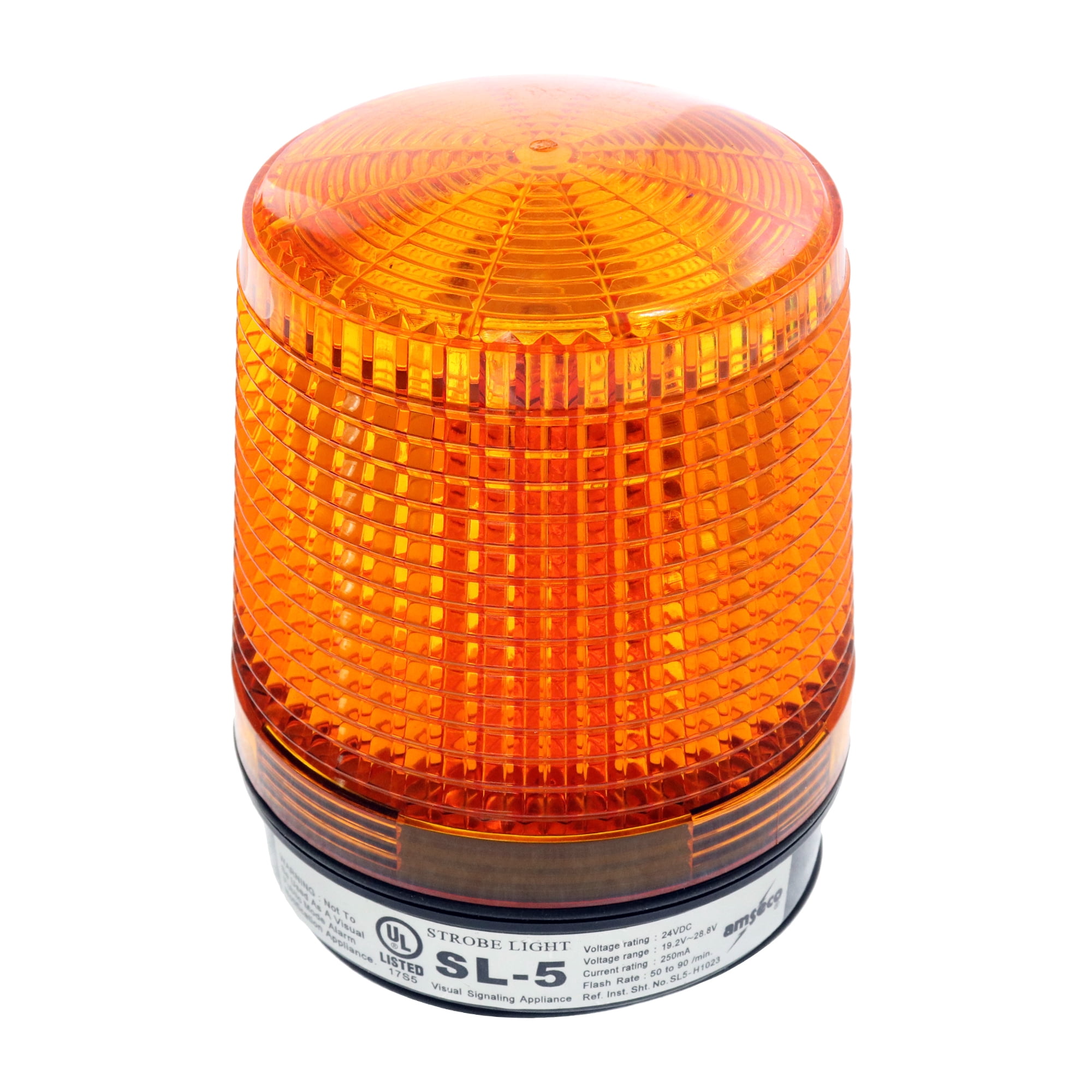 Amseco SL-5 High Intensity Solid State Conical Strobe Light, 24-Vdc ...