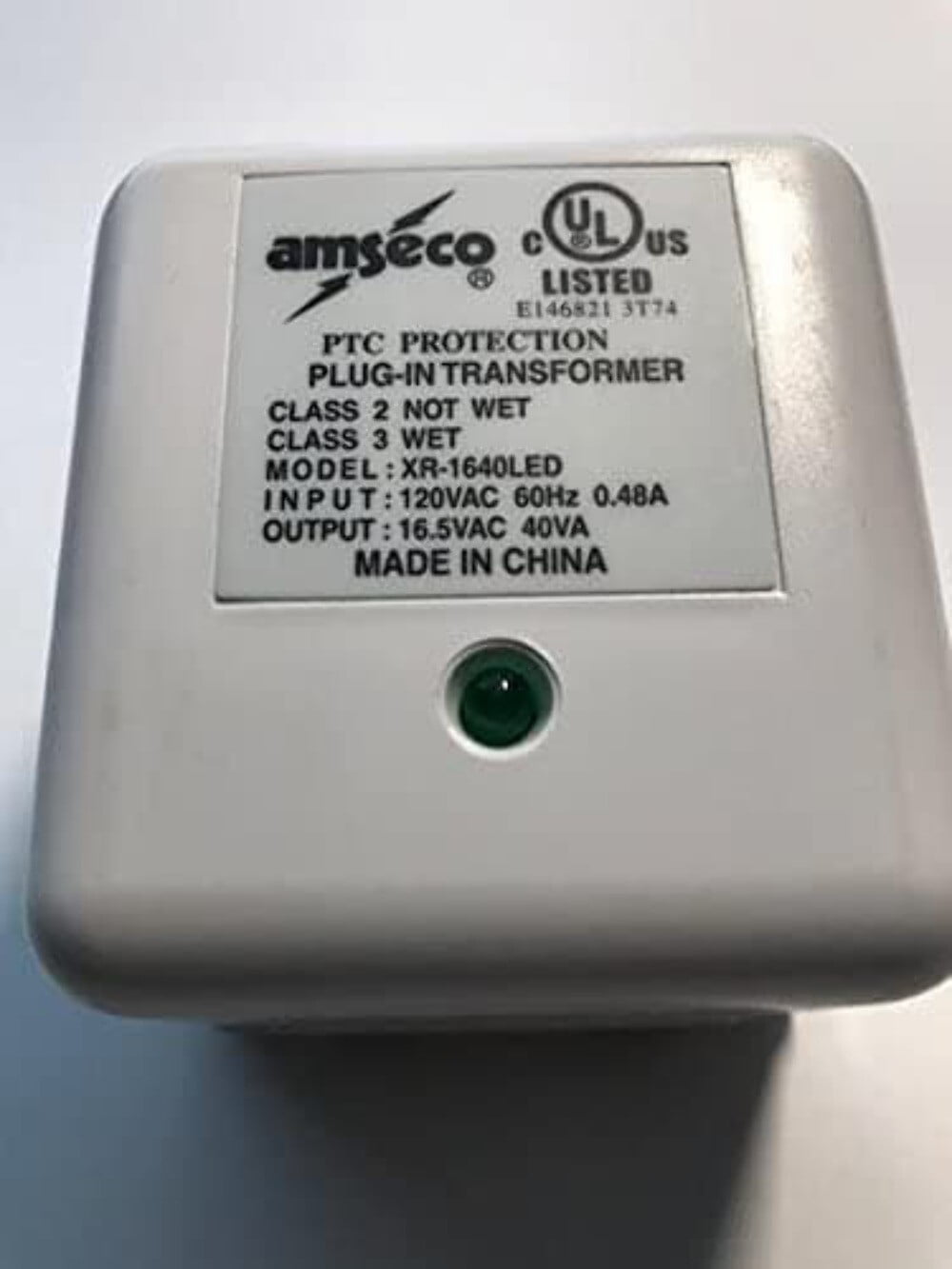 Amseco XR-1640 LED Plug in Transformer - Walmart.com