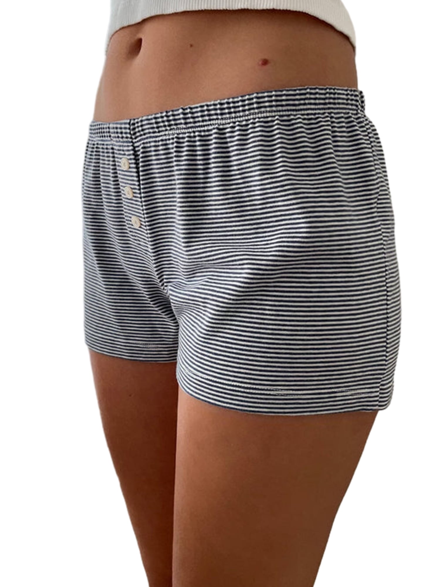 Amshibel Women Lounge Shorts Y2k Elastic Low Rise Pajama Shorts Floral ...