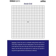 Traditional Snellen Eye Chart with Red Green Bar Visual Acuity Test 6m ...