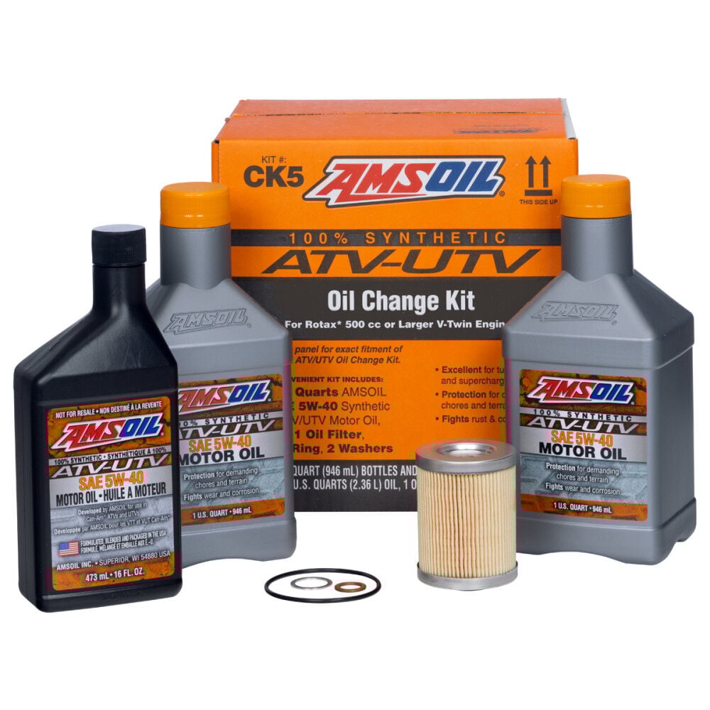 Amsoil Synthetic Atv/utv Oil Change Kit For Can-Am Vehicles - Walmart.com