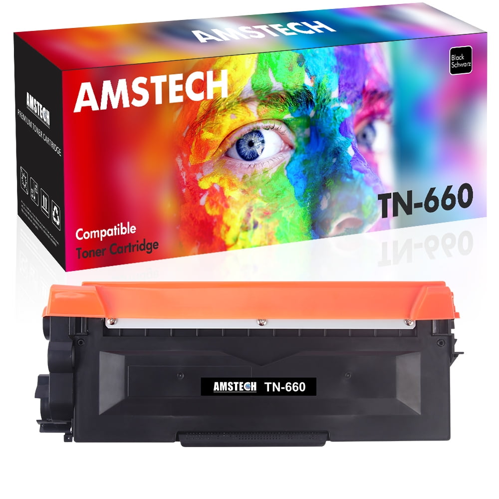 Amstech 1-Pack Compatible Toner for Brother TN-660 for Brother HL-L2300D L2305W L2320D L2340DW ...