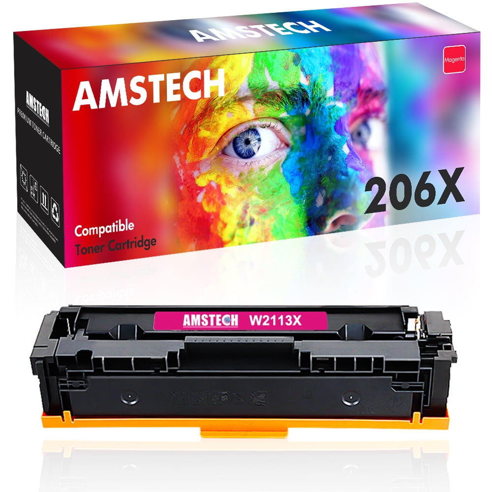 Amstech 1-Pack Compatible Toner for HP 206X W2113X LaserJet Pro M255dw ...