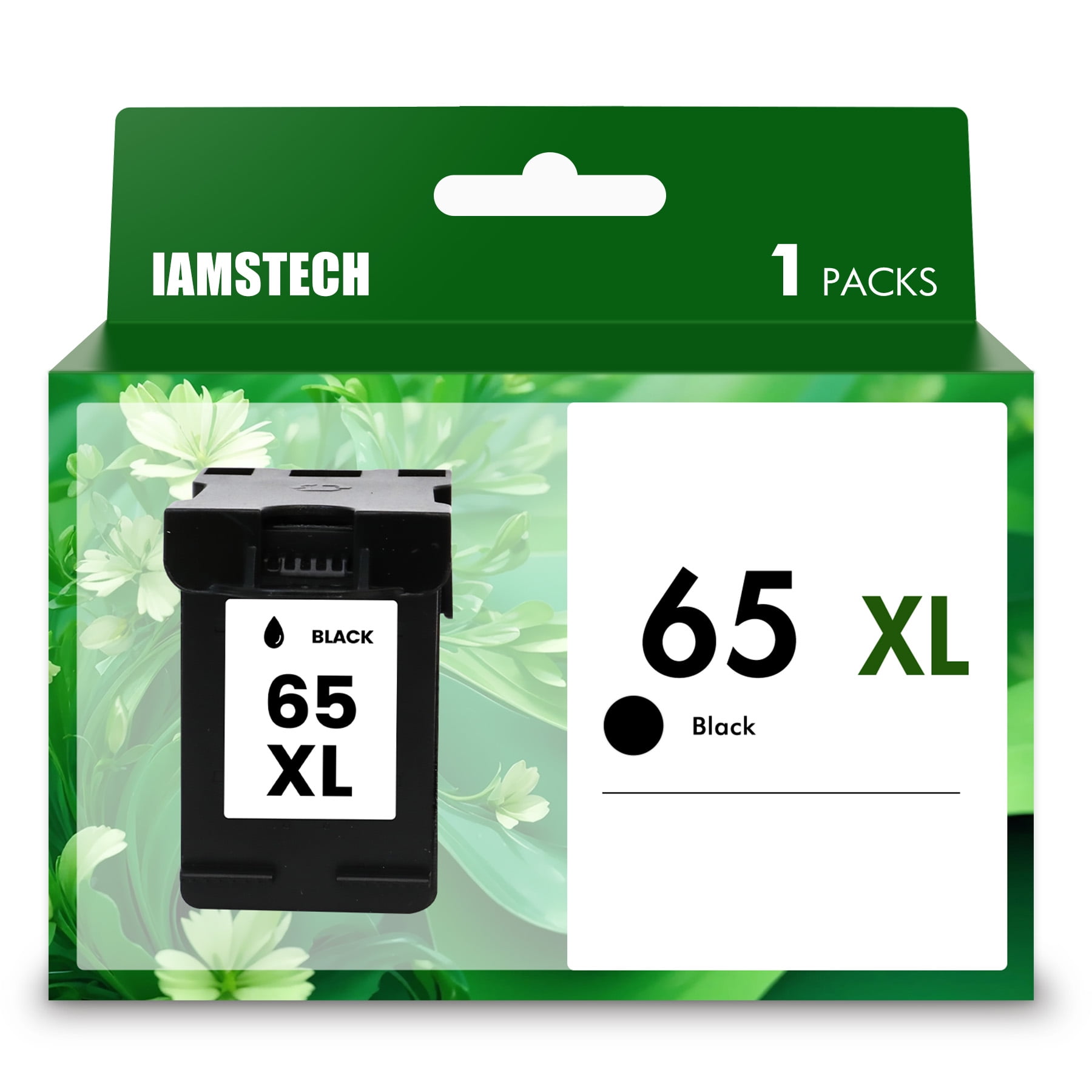 Amstech 65XL Balck Printer Ink 1-Pack Compatible for HP 65XL Work for ...