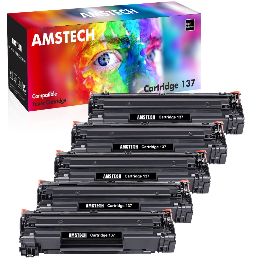 Amstech Compatible Toner Replacement for Canon 137 for Canon imageCLASS ...
