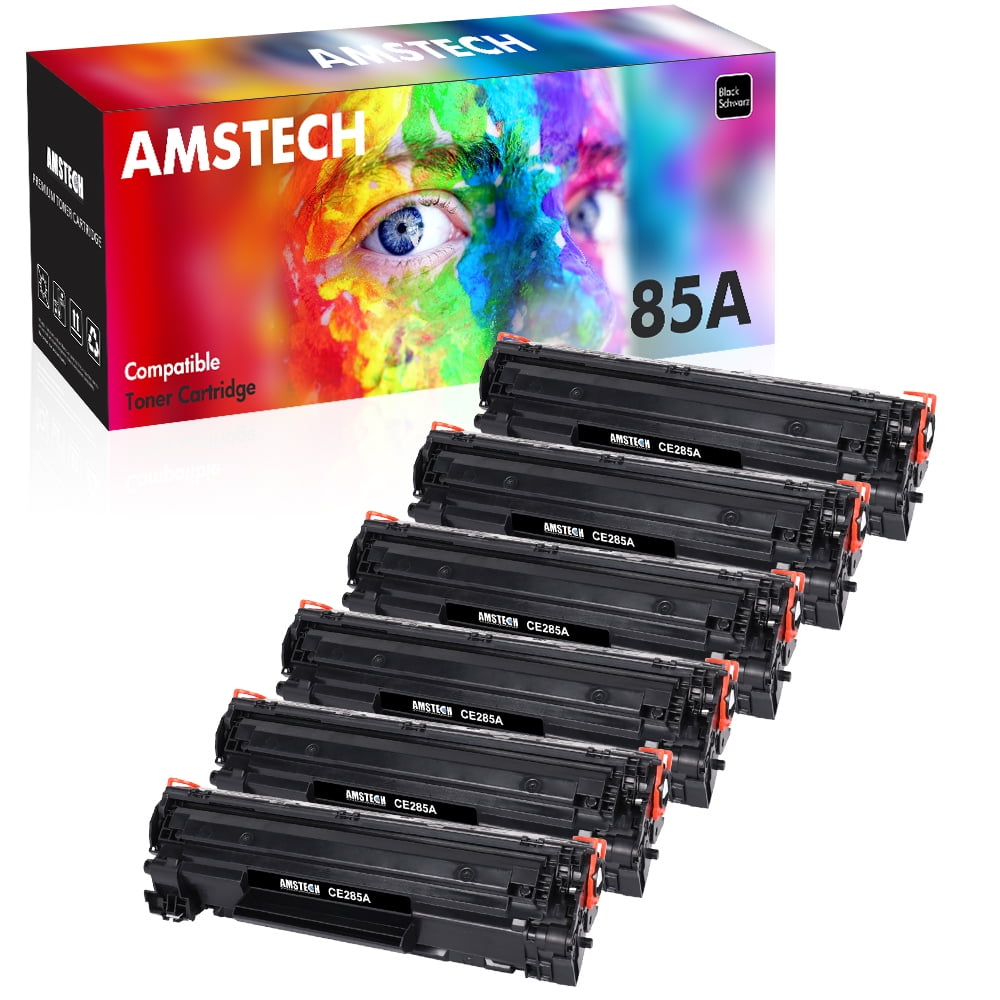 Amstech Compatible Toner Replacement for HP 85A CE285A for HP LaserJet Pro P1100 P1102 P1102W ...