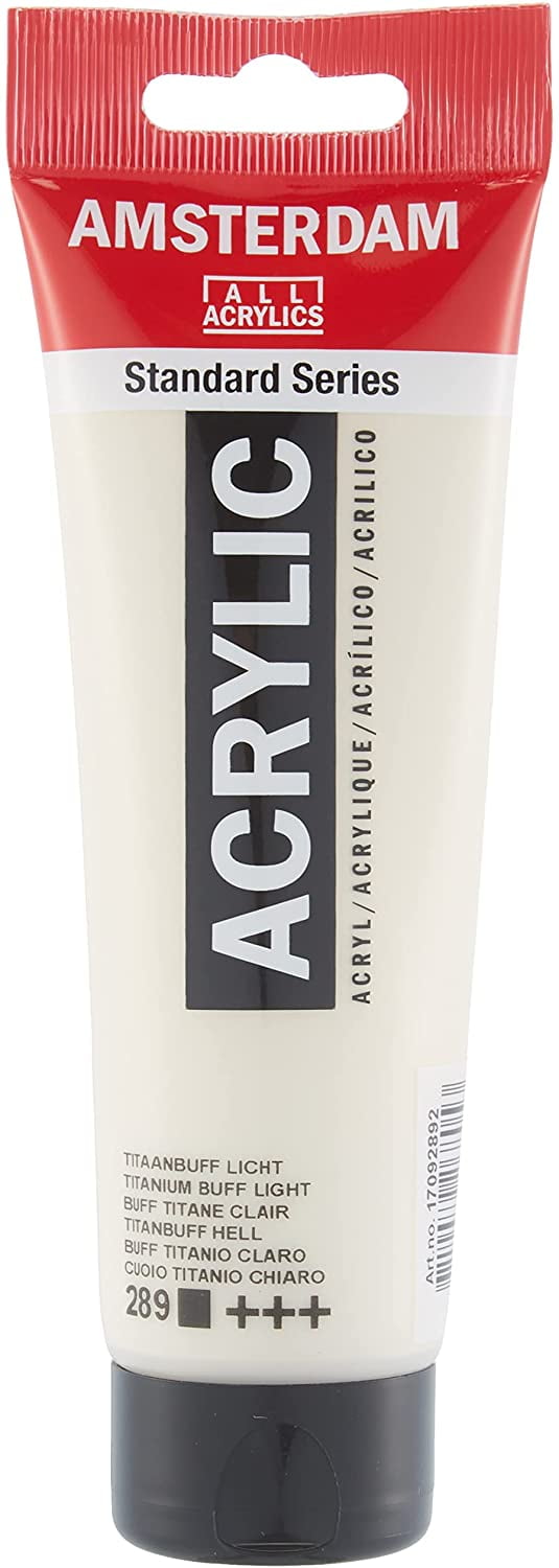Amsterdam 120 ml Acrylics Color Tube - Titanium Buff Light - Walmart.com