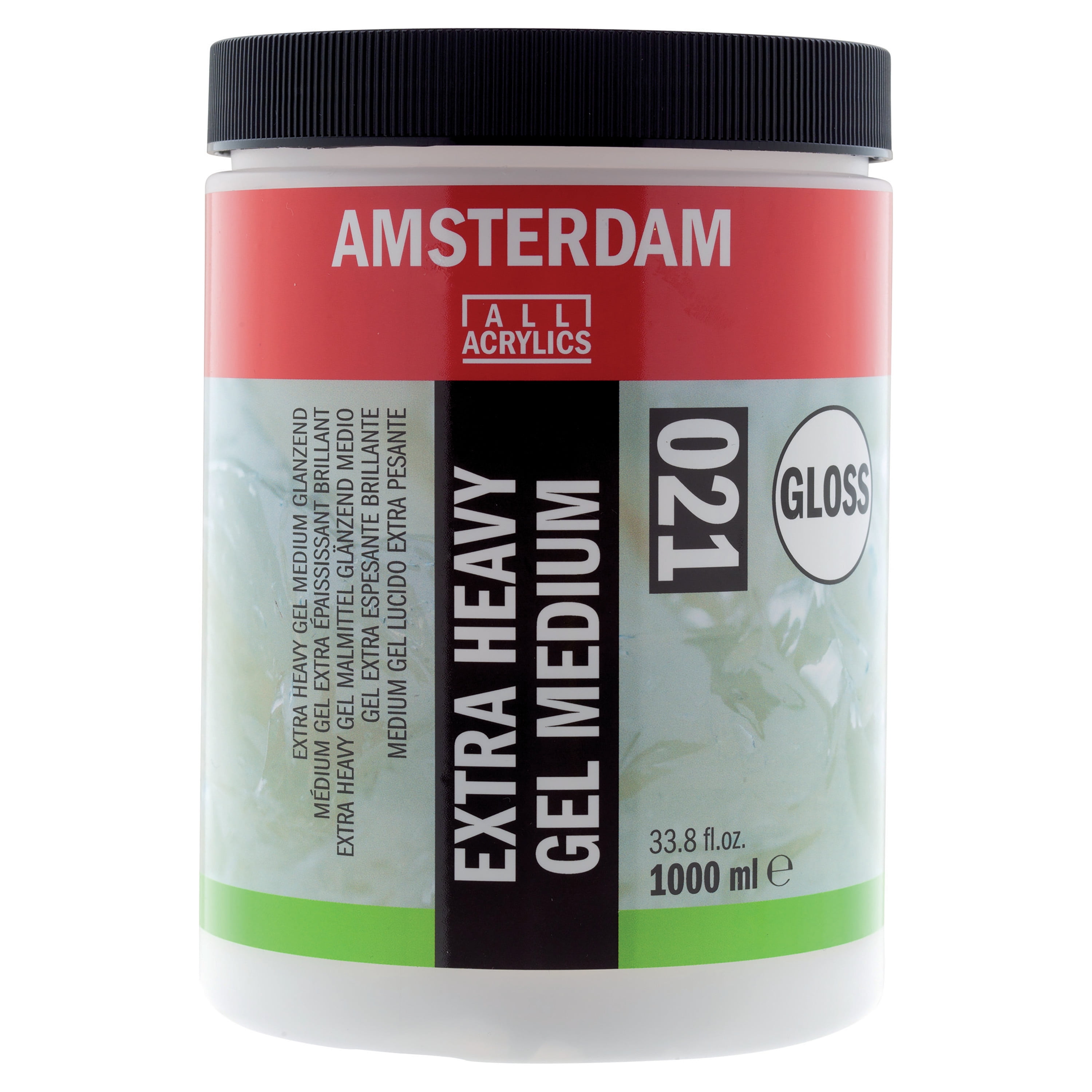 Amsterdam Acrylic Extra-Heavy Gel Medium, Liter, Gloss - Walmart.com