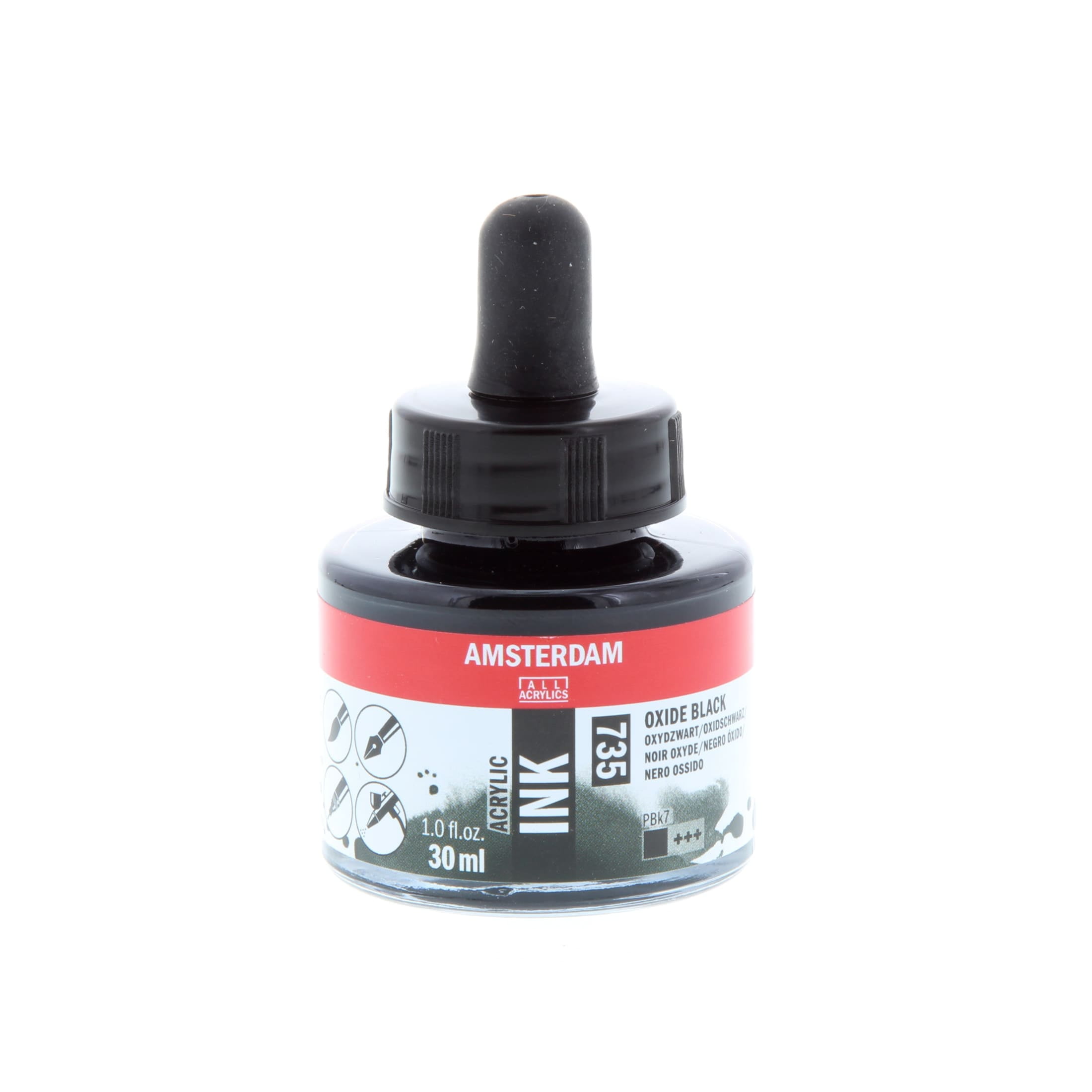 Amsterdam Acrylic Ink, 30ml, Oxide Black - Walmart.com