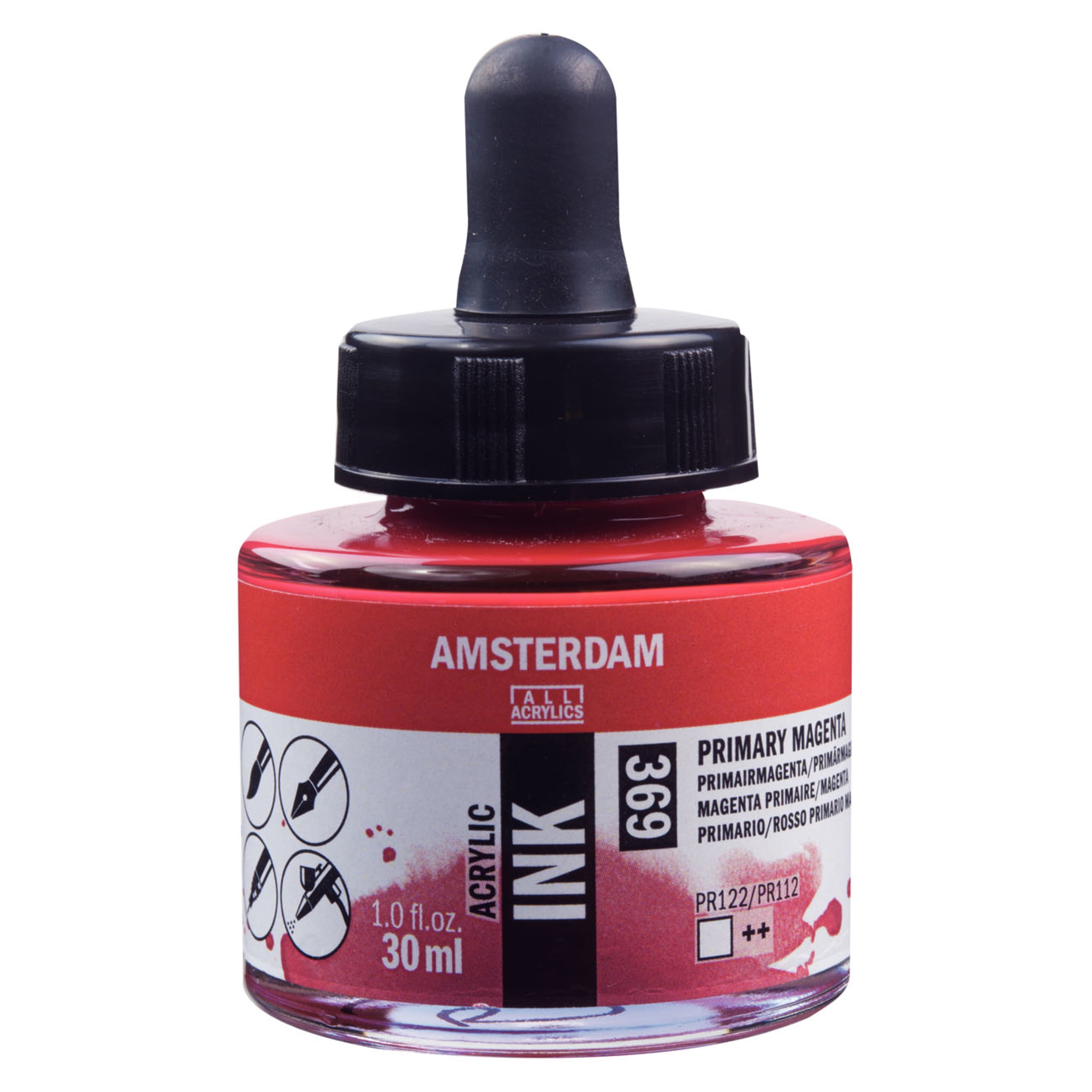 Amsterdam Acrylic Ink, 30ml, Primary Magenta - Walmart.com