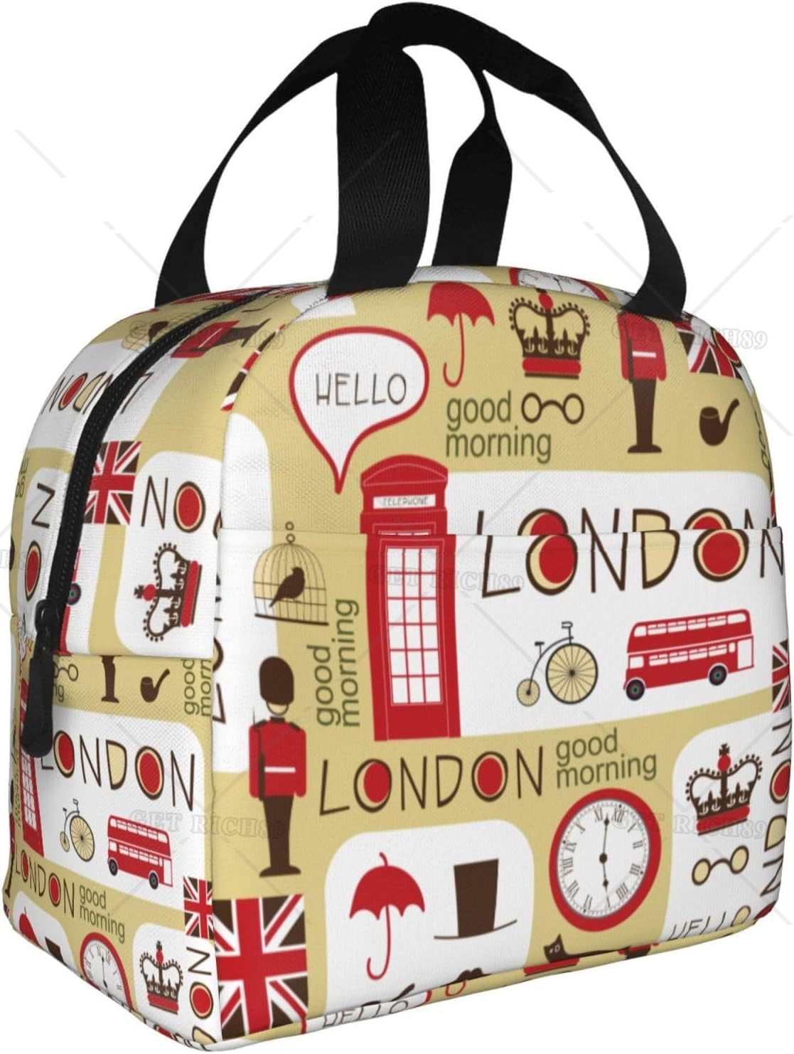 Amsterdam Altered Colors Lunch Bag Waterproof Insulated Oxford Cooler ...