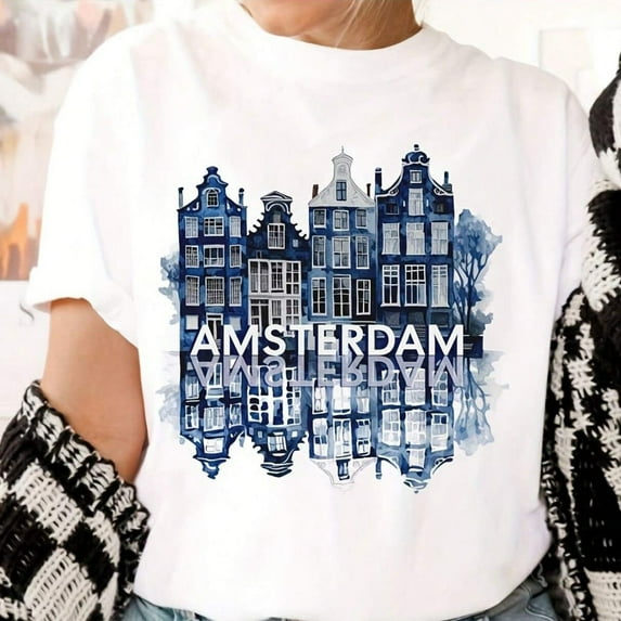 Amsterdam C Houses S1Hirt, Damrak Homes T-S1Hirt, Dutch Gift, Netheands ...