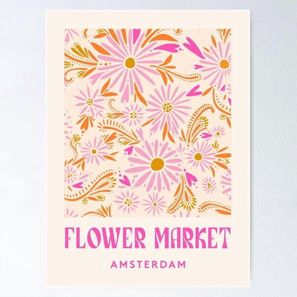 Amsterdam Flower Market Poster Poster, Poster Home Decor, Poster Only ...