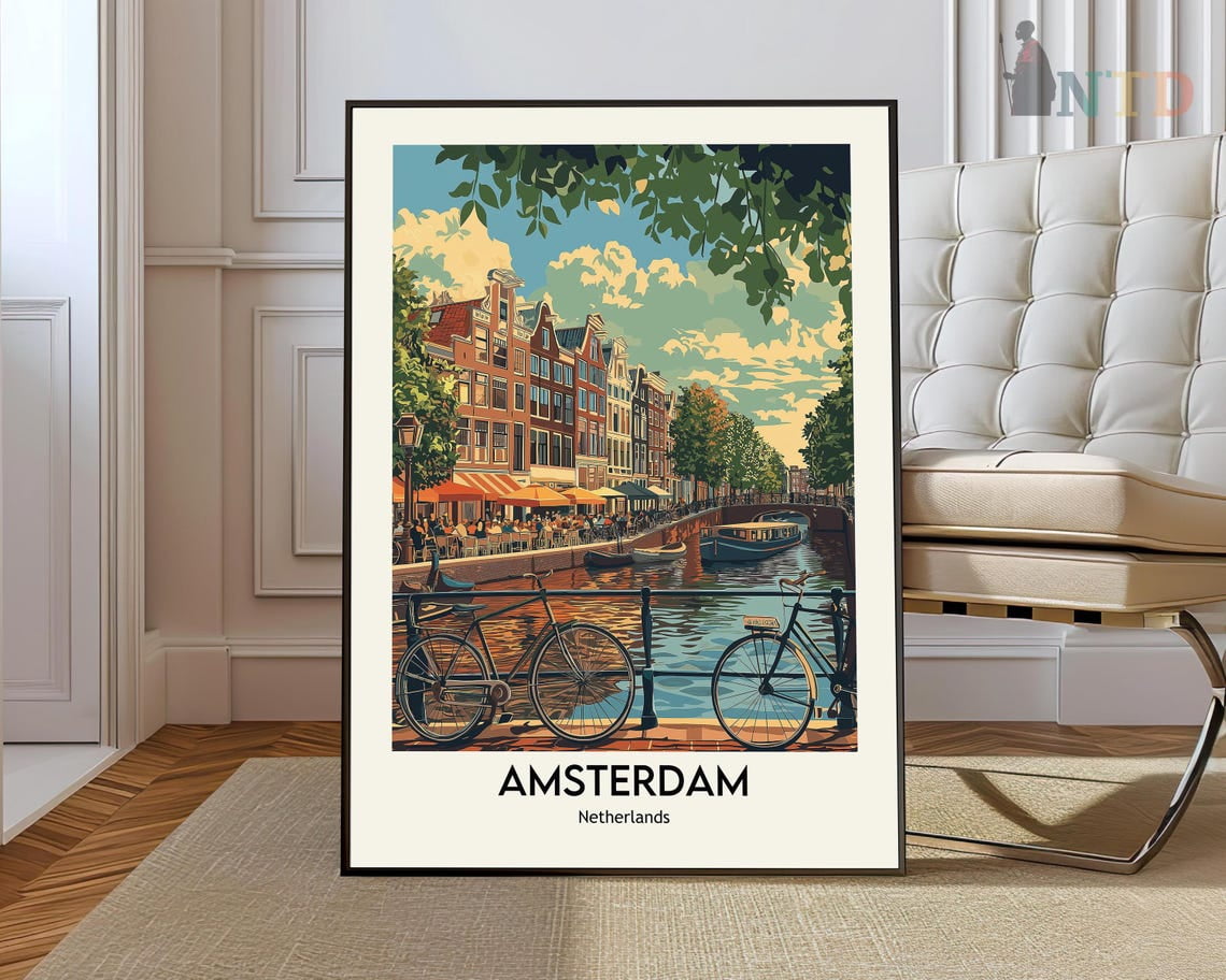 Amsterdam Print, Amsterdamamsterdam Poster, Amsterdam Photo, Amsterdam ...