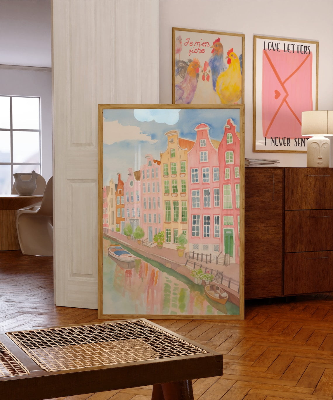 Amsterdam Print, Netherlands, Amsterdam Poster, Amsterdam Painting ...