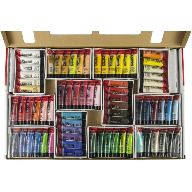 Amsterdam Standard Acrylic Paint, 72 Color Set - Walmart.com