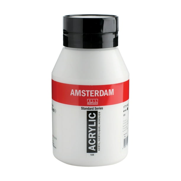 Amsterdam Standard Series Acrylic Paint, 1000ml, Titanium White ...