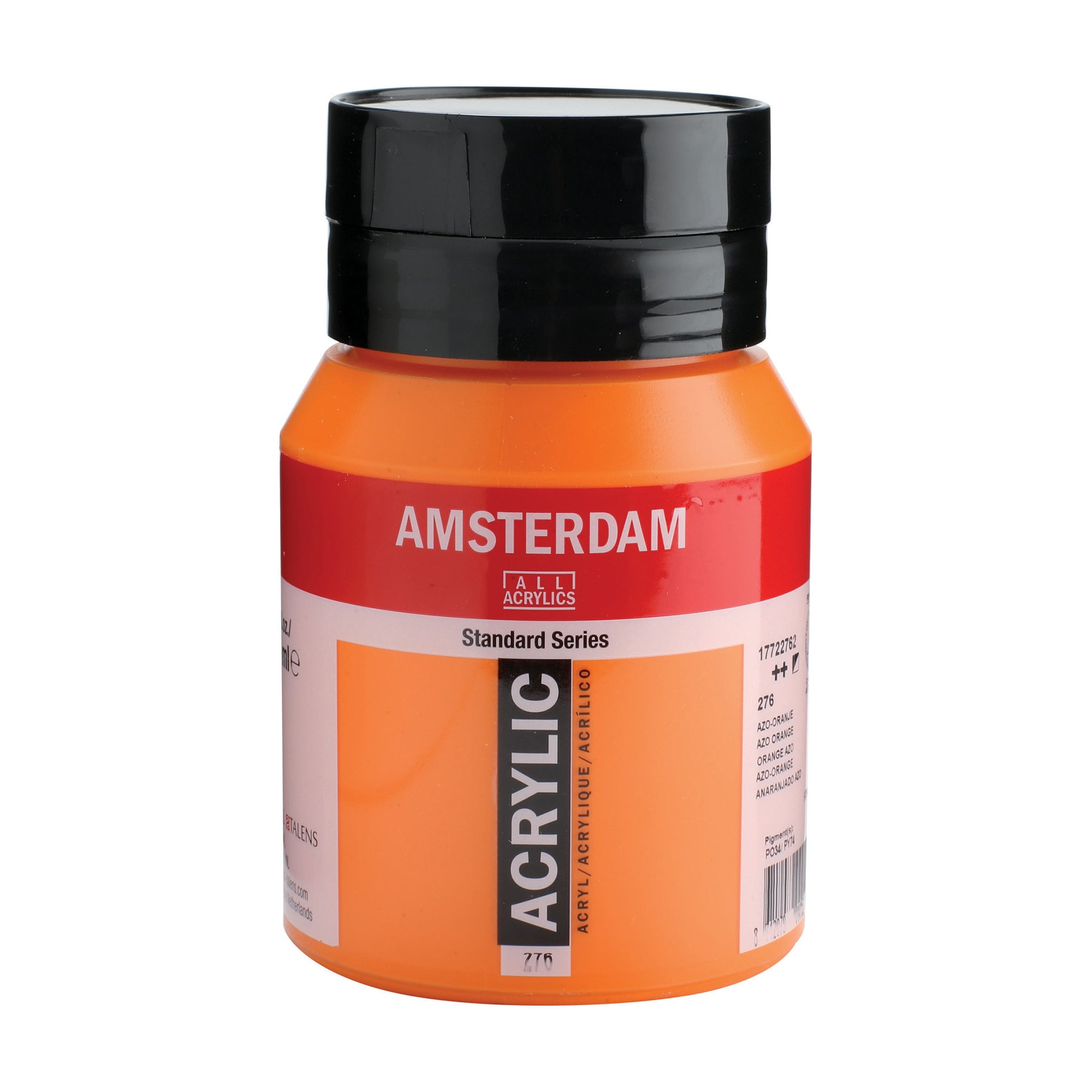 Amsterdam Standard Series Acrylic Paint, 500ml, Azo Orange - Walmart.com