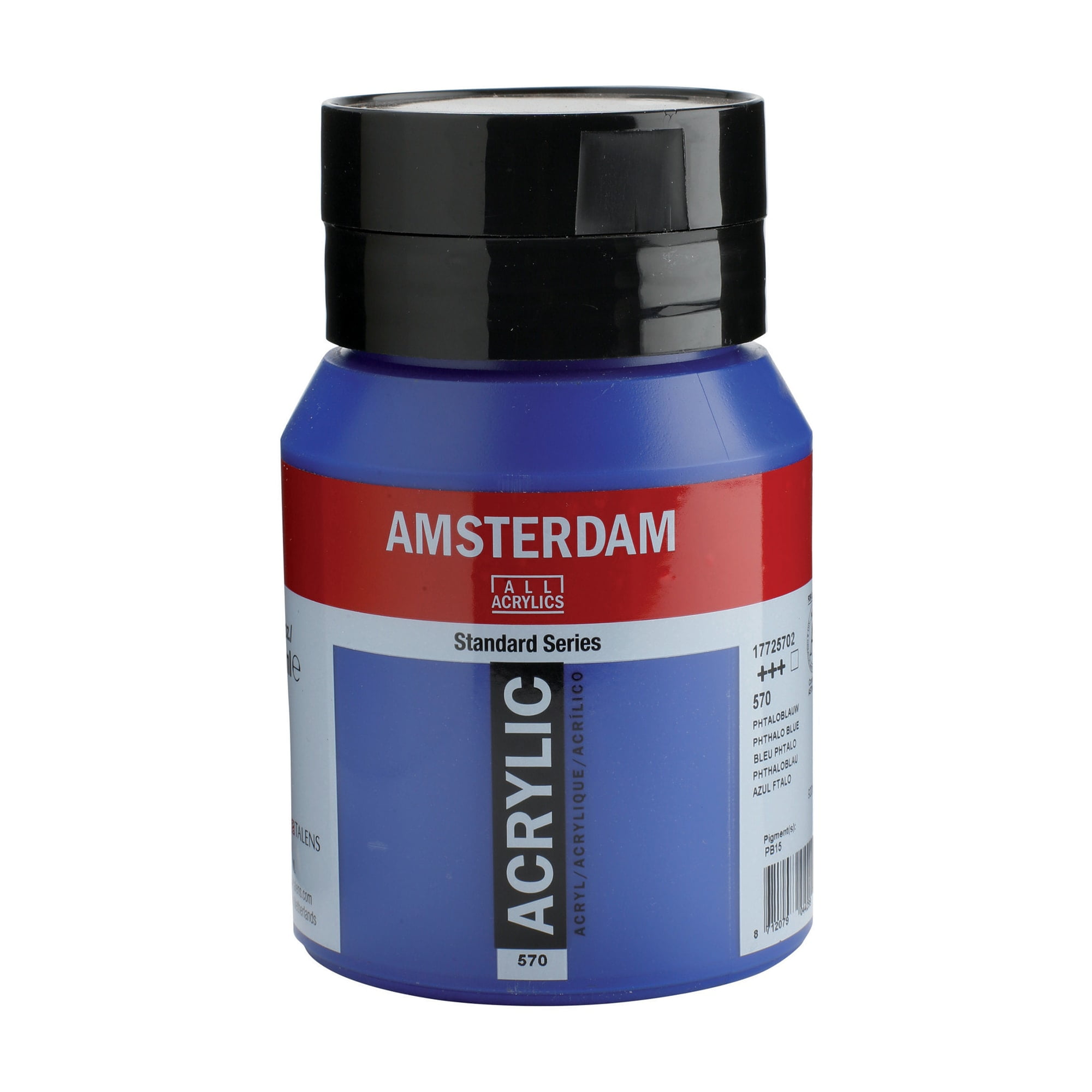 Amsterdam Standard Series Acrylic Paint, 500ml, Phthalo Blue - Walmart.com