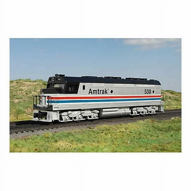 Amtrak O Scale Model Train Set With Engine With Three 60ft Coaches ...