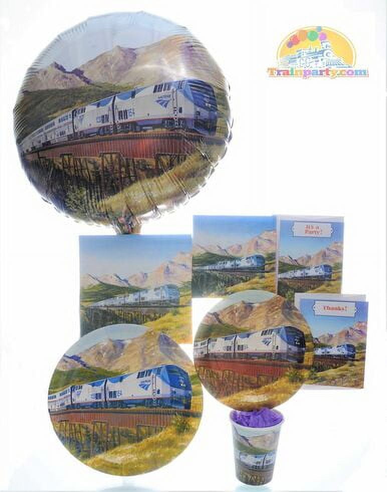 Amtrak Train Deluxe Party Pack -- AMTRAK TRAIN - Walmart.com