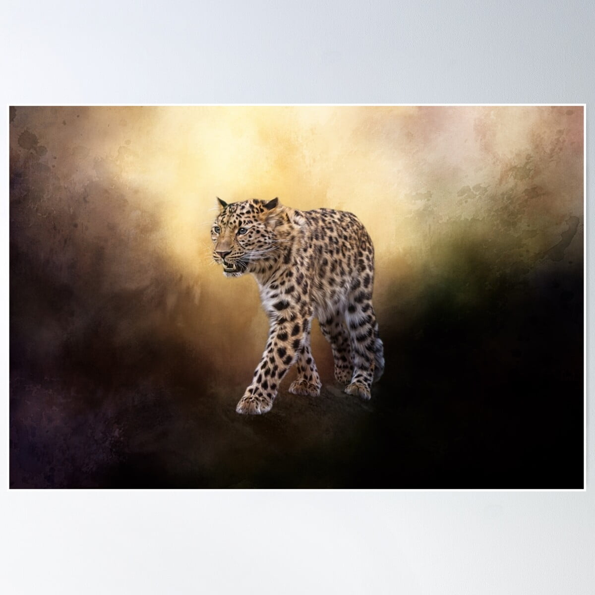 Amur Leopard Poster Wall Art, Modern Wall Decor For Living Room Bedroom ...