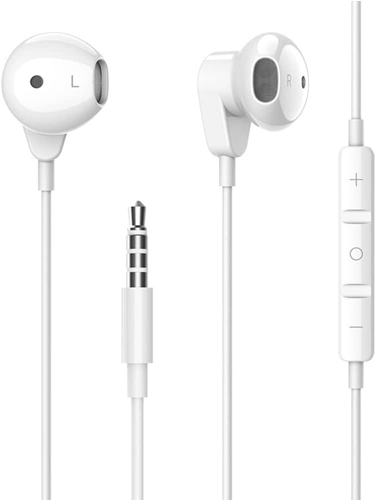 Kamon Wired Earbuds with Mic, in-Ear Earphones Headphones, HiFi Stereo ...