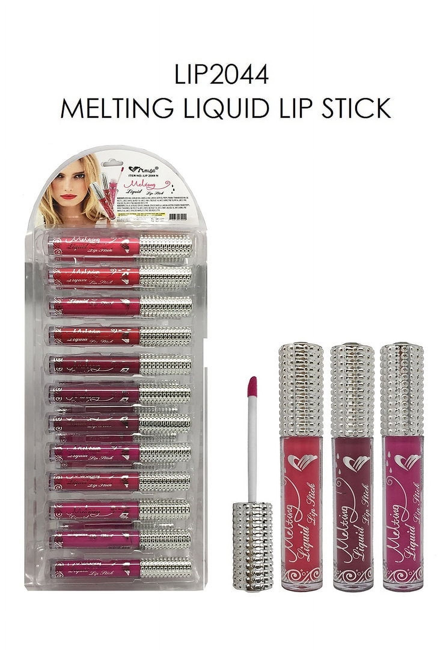 Amuse Melting Liqiud Lip Stick Set 12 colors Set #2044N - Walmart.com