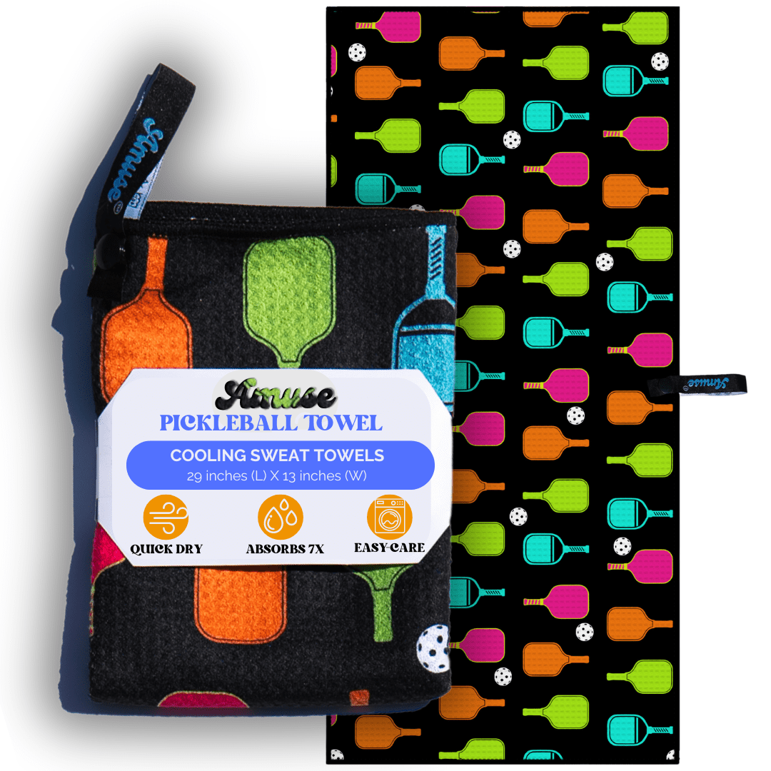 Amuse Pickleball Towel - Funny Microfiber Sweat Towels with Hanging ...