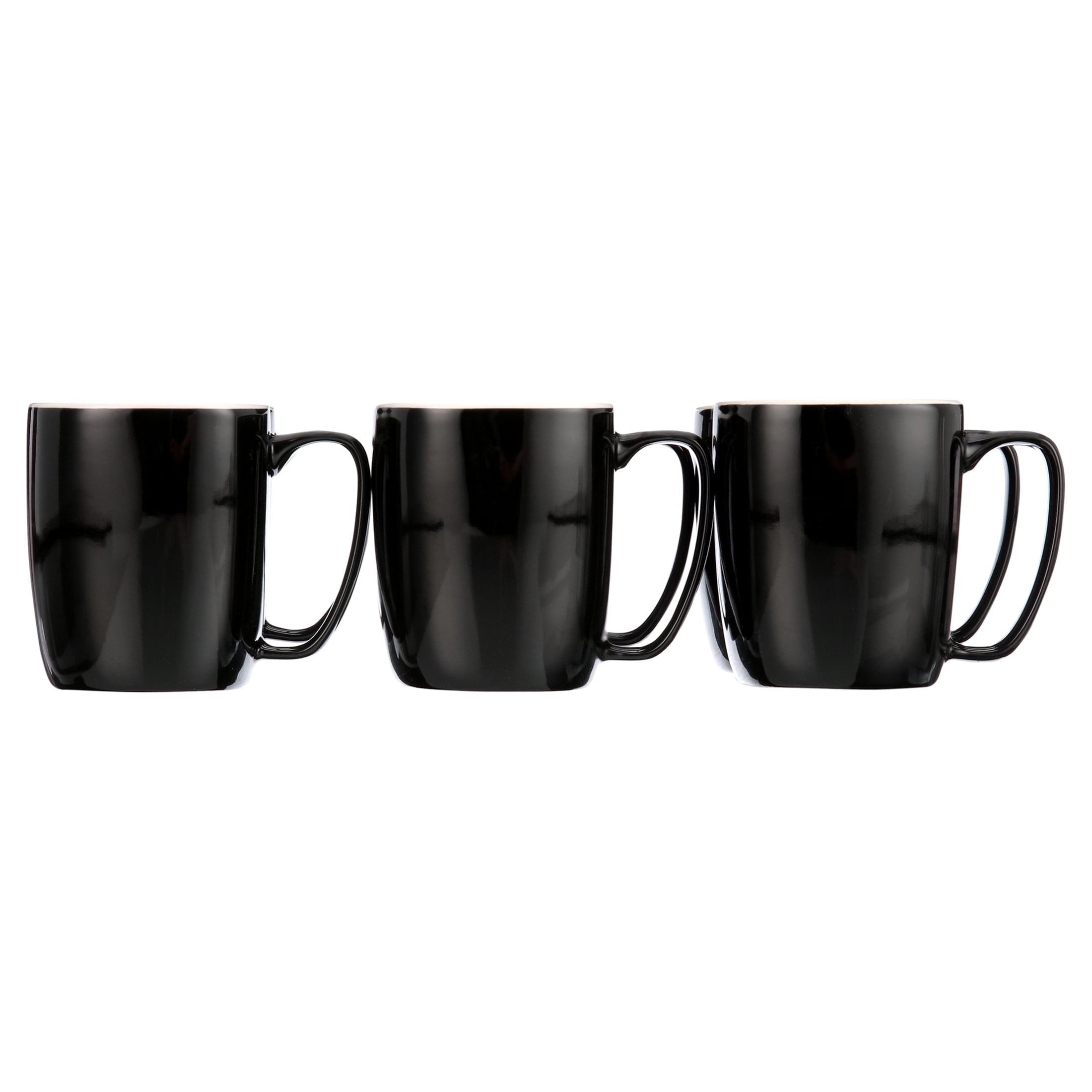 Amuse- Professional Porcelain Bistro Daily Mugs- Set of 6- 14 oz ...