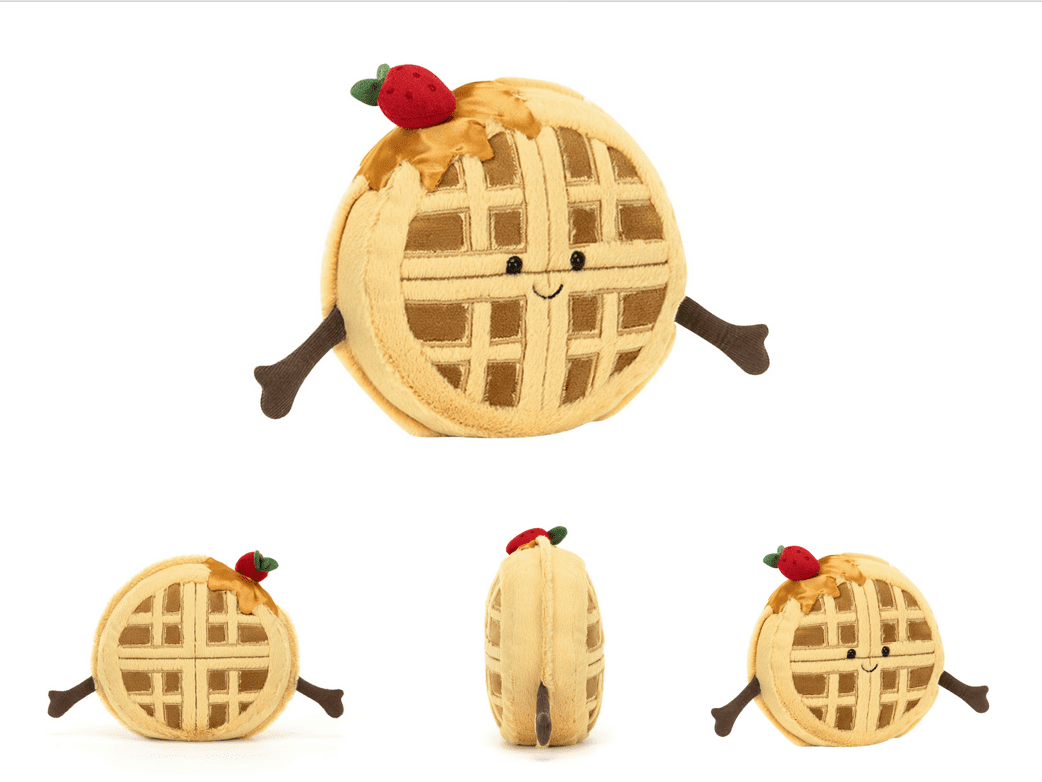Amuseables Rene Waffle 7.09" Plush - Jellycat's Innovative Take on ...