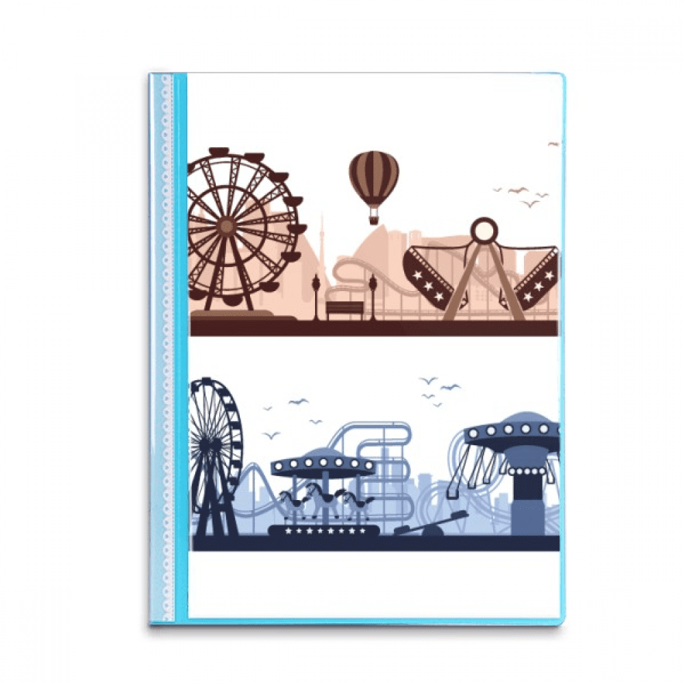 Amusement Park Facilities Outline Book Sheet Protectors Portfolio ...