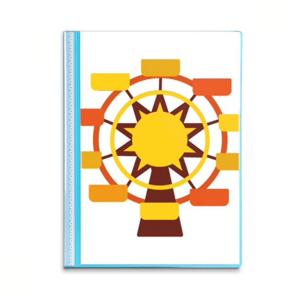 Amusement Park Ferris Wheel Color Illustration Book Sheet Protectors ...