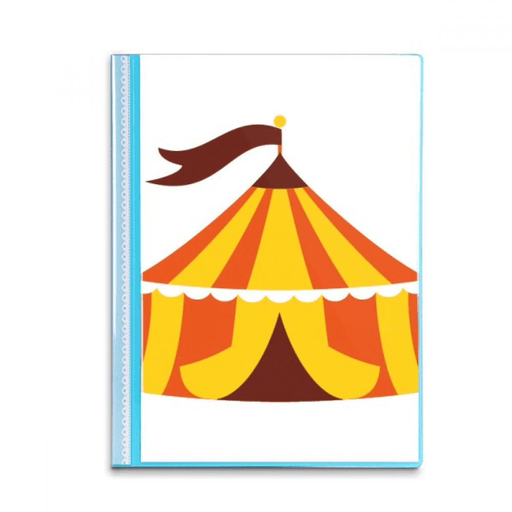 Amusement Park Tent Color Illustration Book Sheet Protectors Portfolio ...