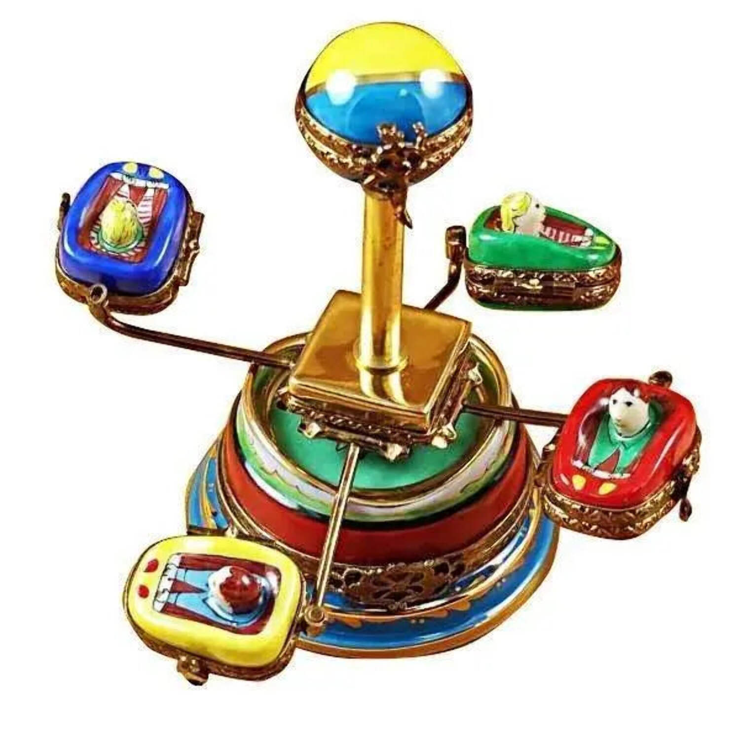Amusement Ride Limoges Box Porcelain Figurine - Walmart.com