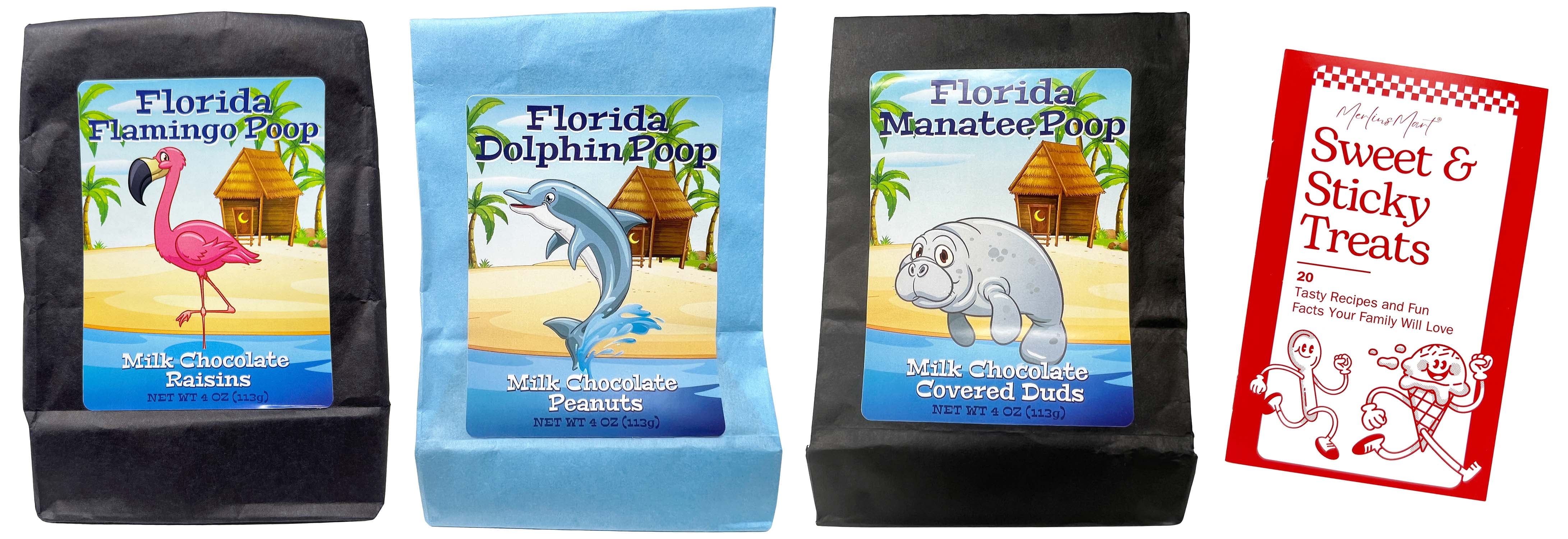 Amusemints Flordia Poop Chocolate Candies - 3 flavors - 1 each ...