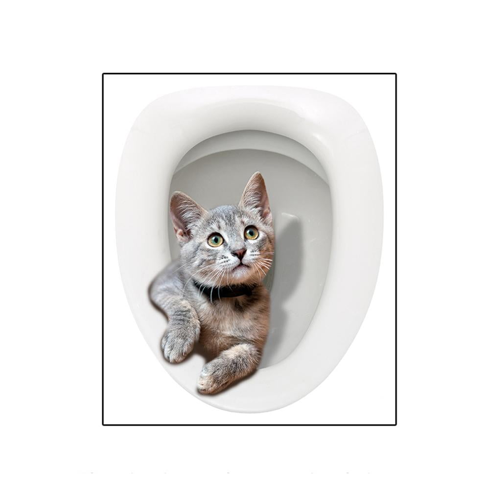 Amusing Bathroom Wall Decal Funny Toilet Sign Sticker for Home α . π, щ ...