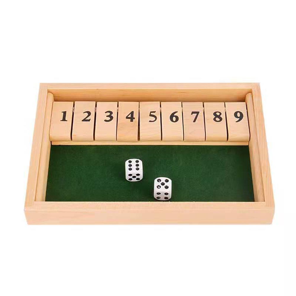 Amusing Educational Toys 4 Players 4 Sided 10 Number Flaps & Dices Game ...