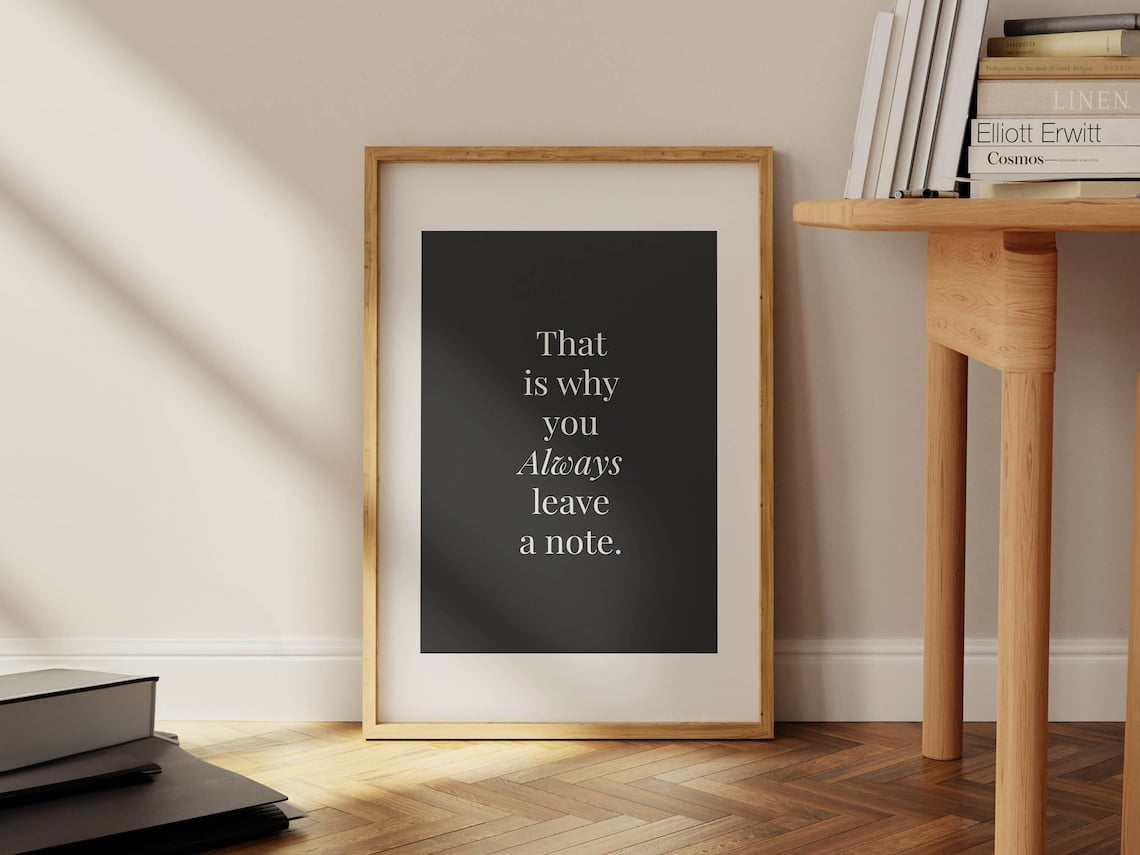 Amusing Kitchen Quote Wall Art, Unframed Paper Print Size 24x36 ...