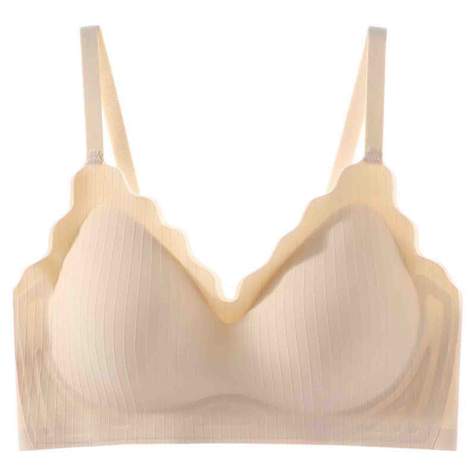 Amvlyk Bras for Women No Underwire Seamless Soft Full Coverage Bra with ...
