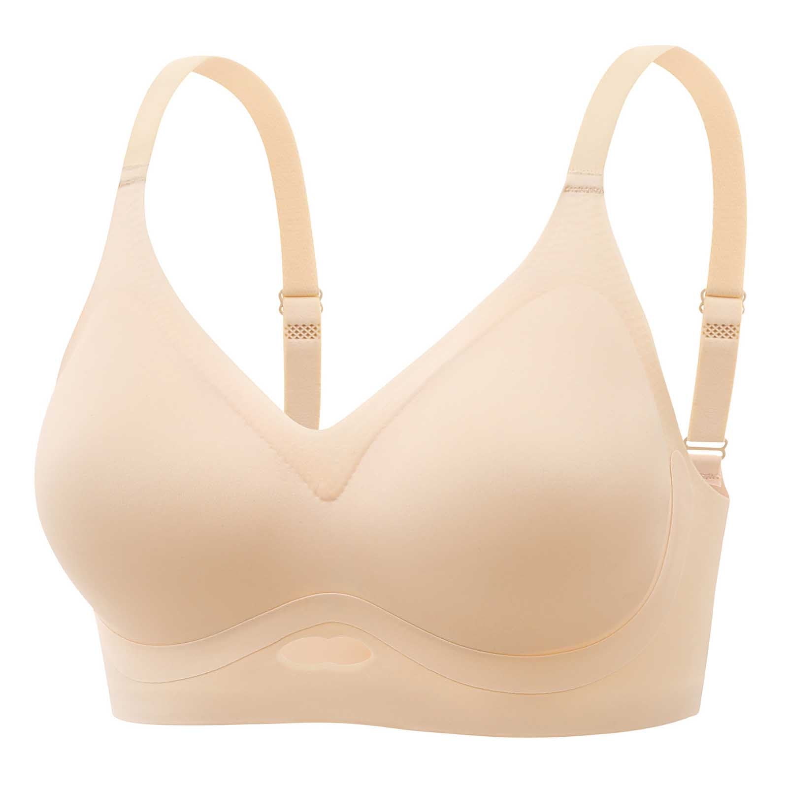 Amvlyk Bras for Women No Underwire Seamless Soft Full Coverage Bra with ...