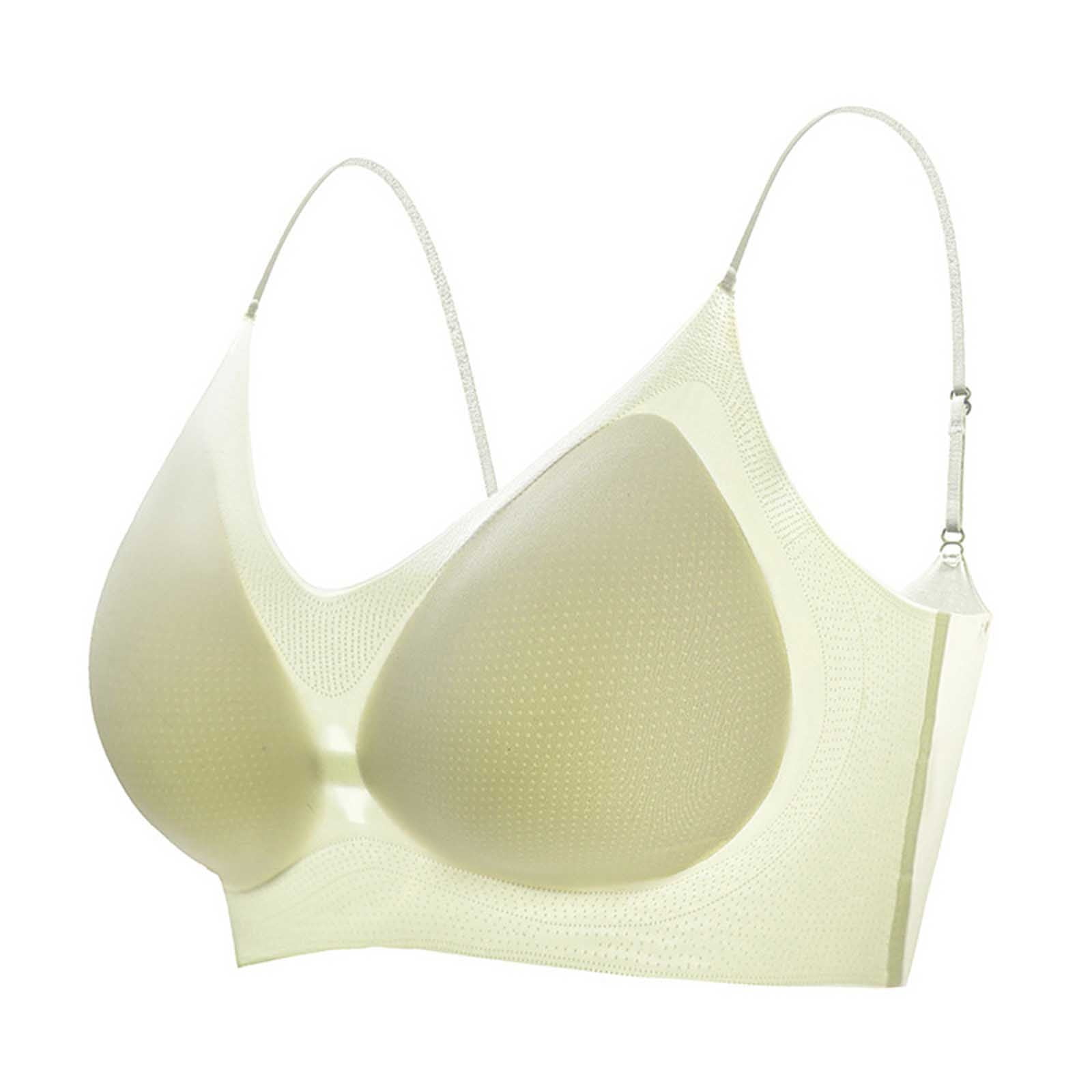 Amvlyk Bras for Women Wireless Convertible Push Up Bra Soft Breathable ...