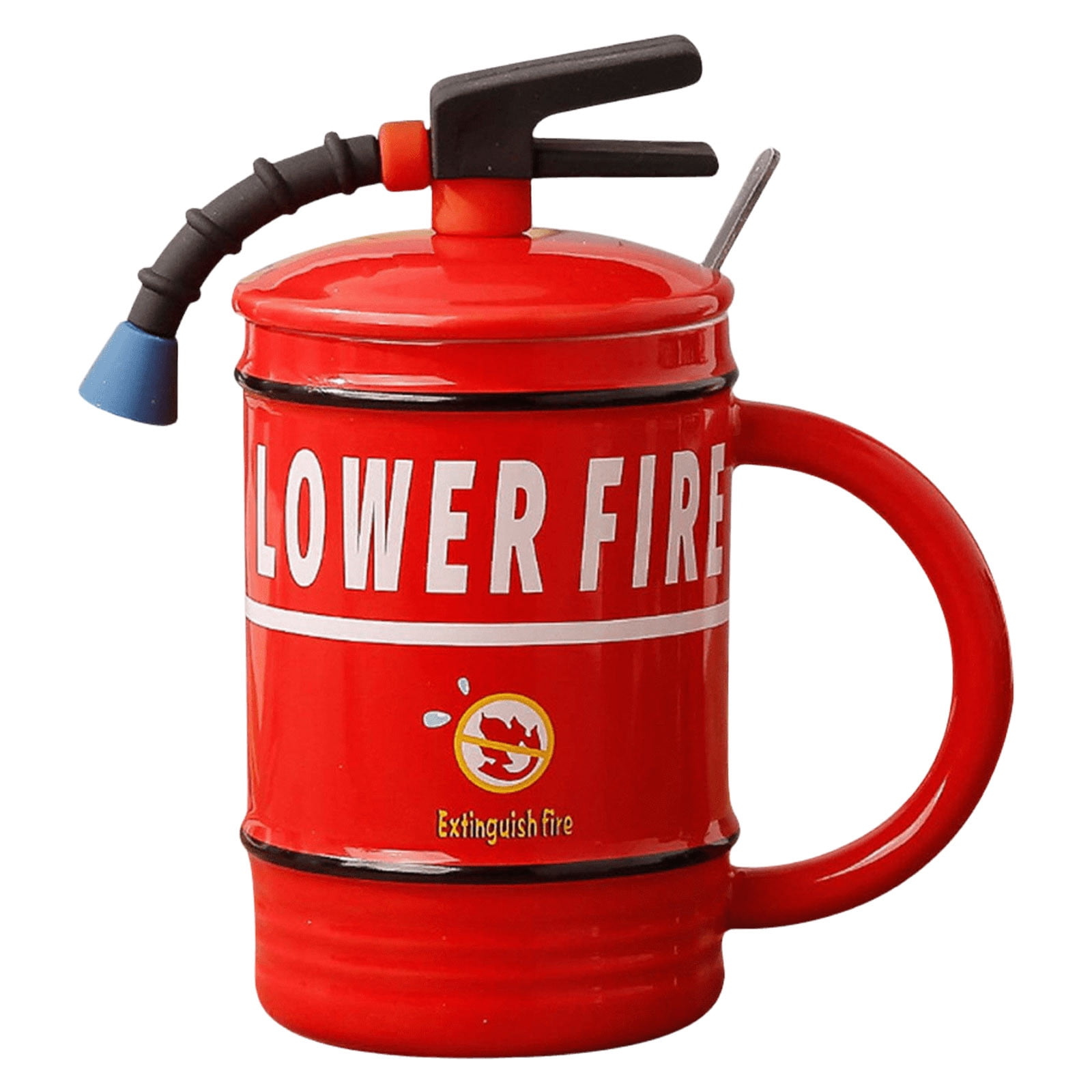 Amvlyk Fire Extinguisher Cup Fire Equipment Ceramic Cup - Walmart.com
