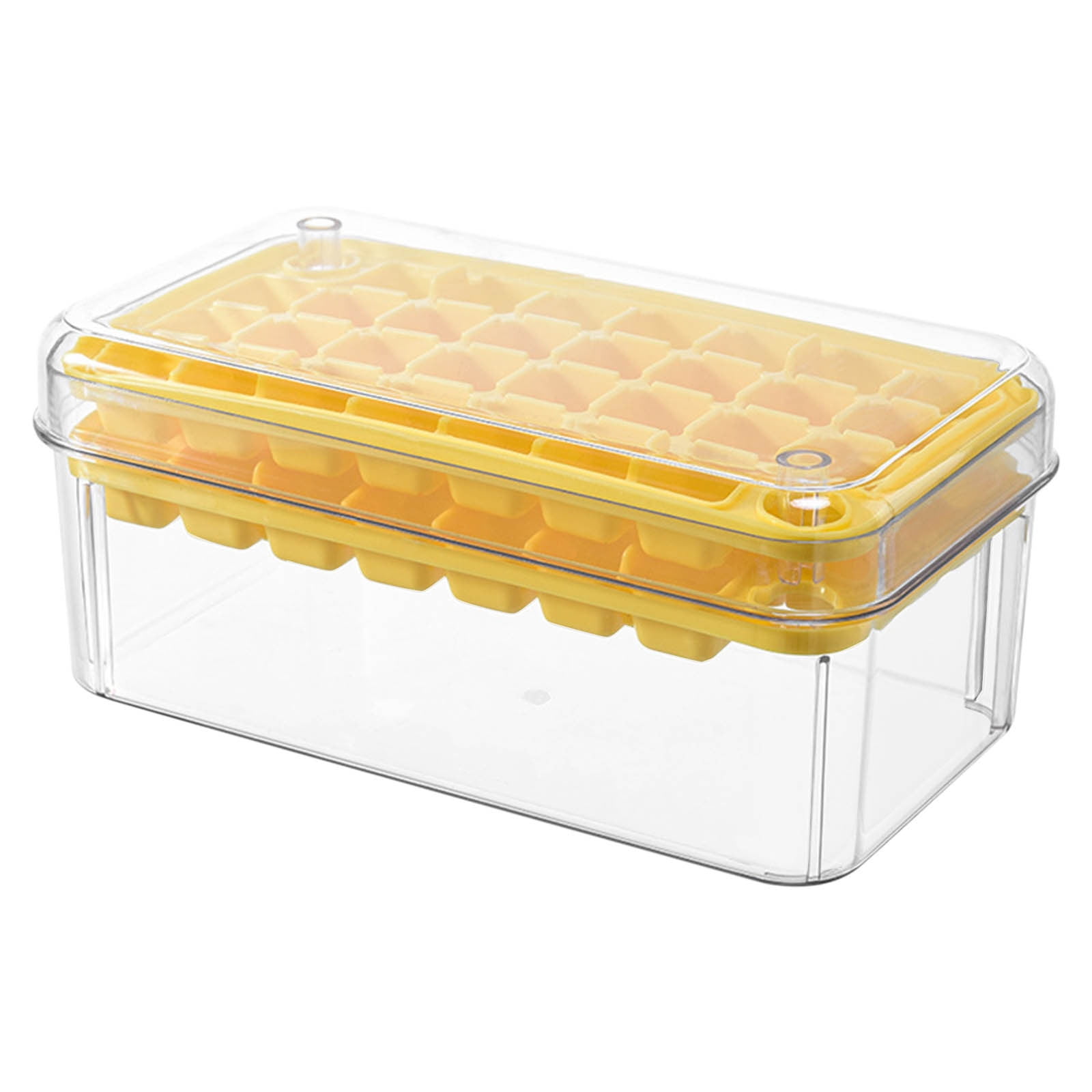 Amvlyk Food-Grade Tray, Large Capacity Reusable Freezer Ice Maker for ...