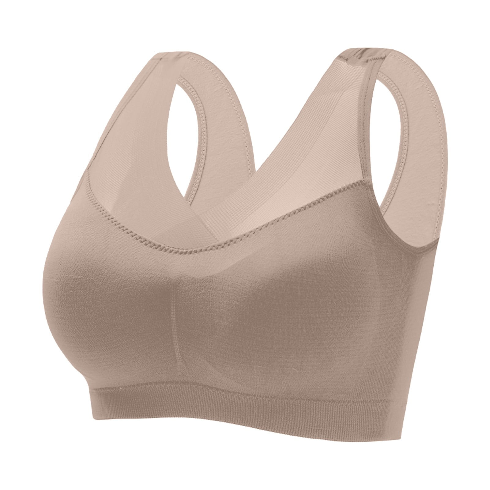 Amvlyk Sports Bra for Women No Underwire Lifting Push Up Bra Seamless ...