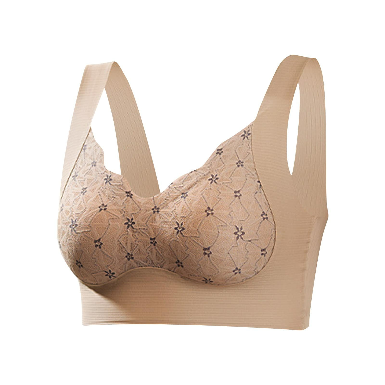 Amvlyk Sports Bra for Women No Underwire Lifting Push Up Bra Seamless ...