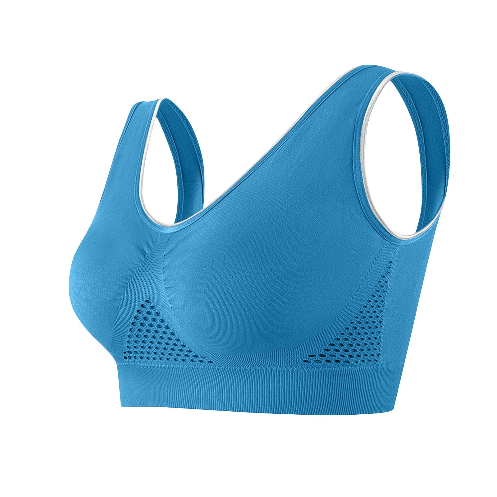 Xugsiok Sports Bra for WomenHigh Impact Seamless Hollow Out Yoga Bra ...